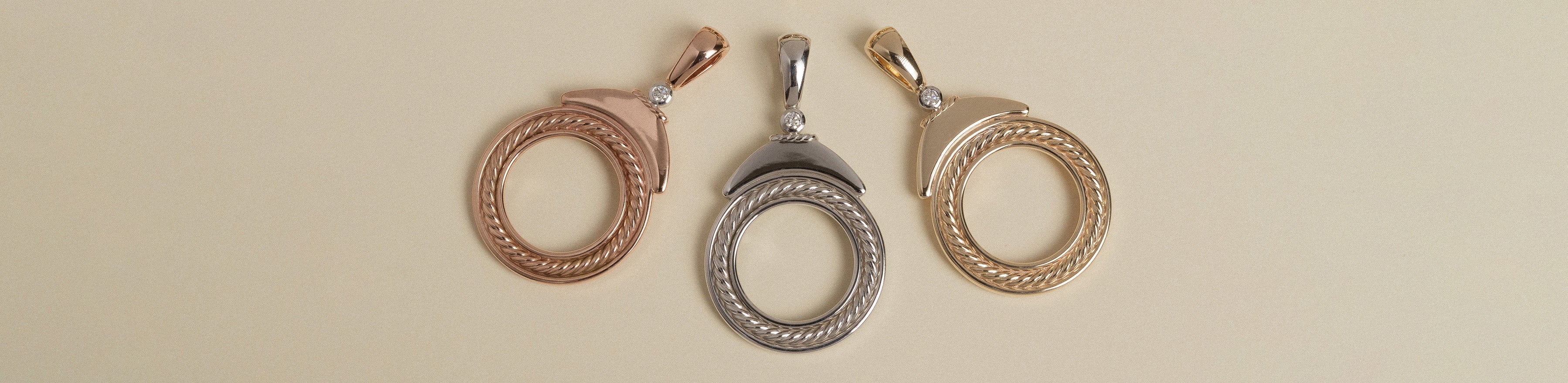 Coin Holder Pendants | Hogans Family Jewellers